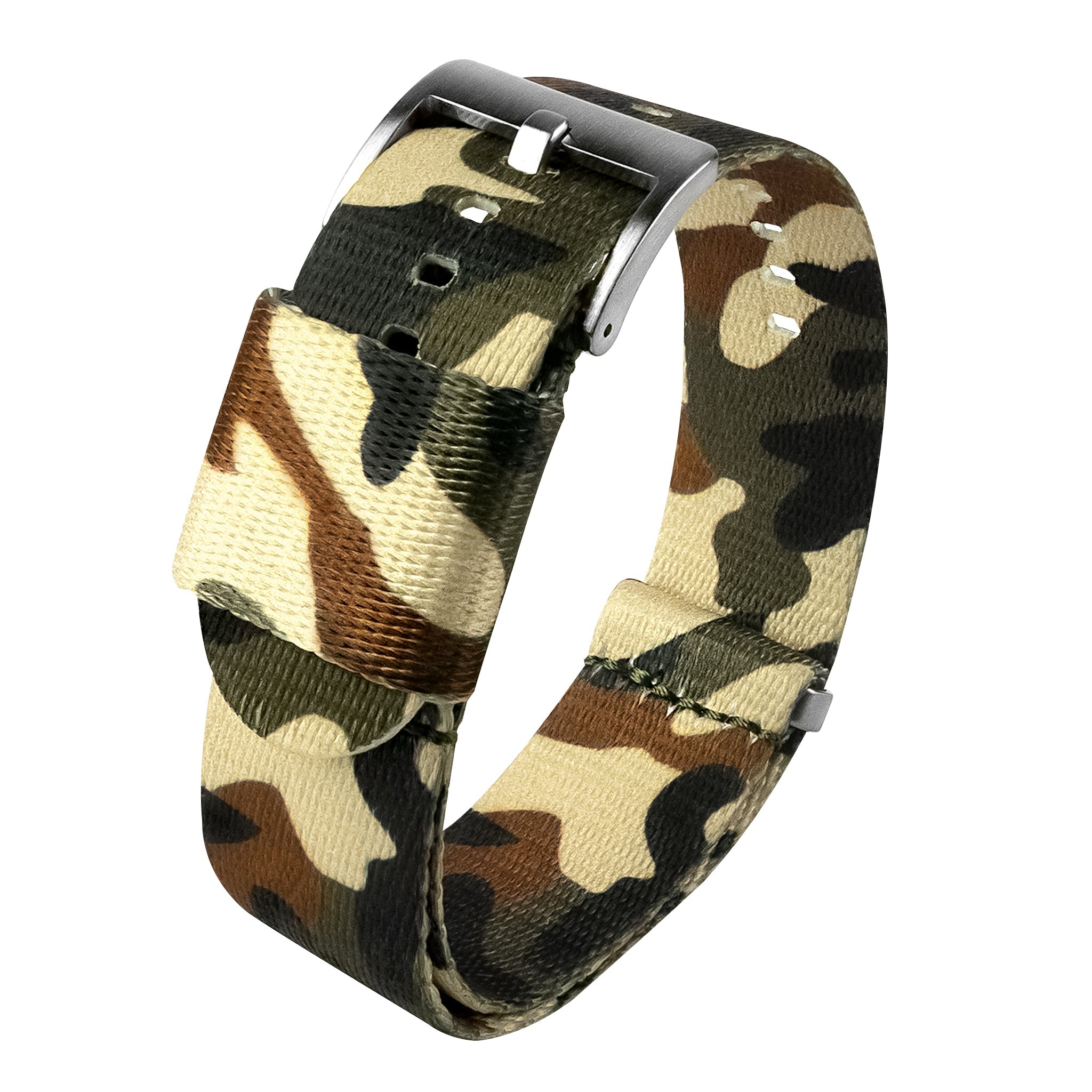 Forest Camouflage Elite Nylon NATO® style 18mm - 24mm Watch Band ...