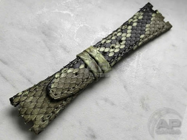 Pitone Lime Green Python Leather Strap For Audemars Piguet Royal Oak 1 ...