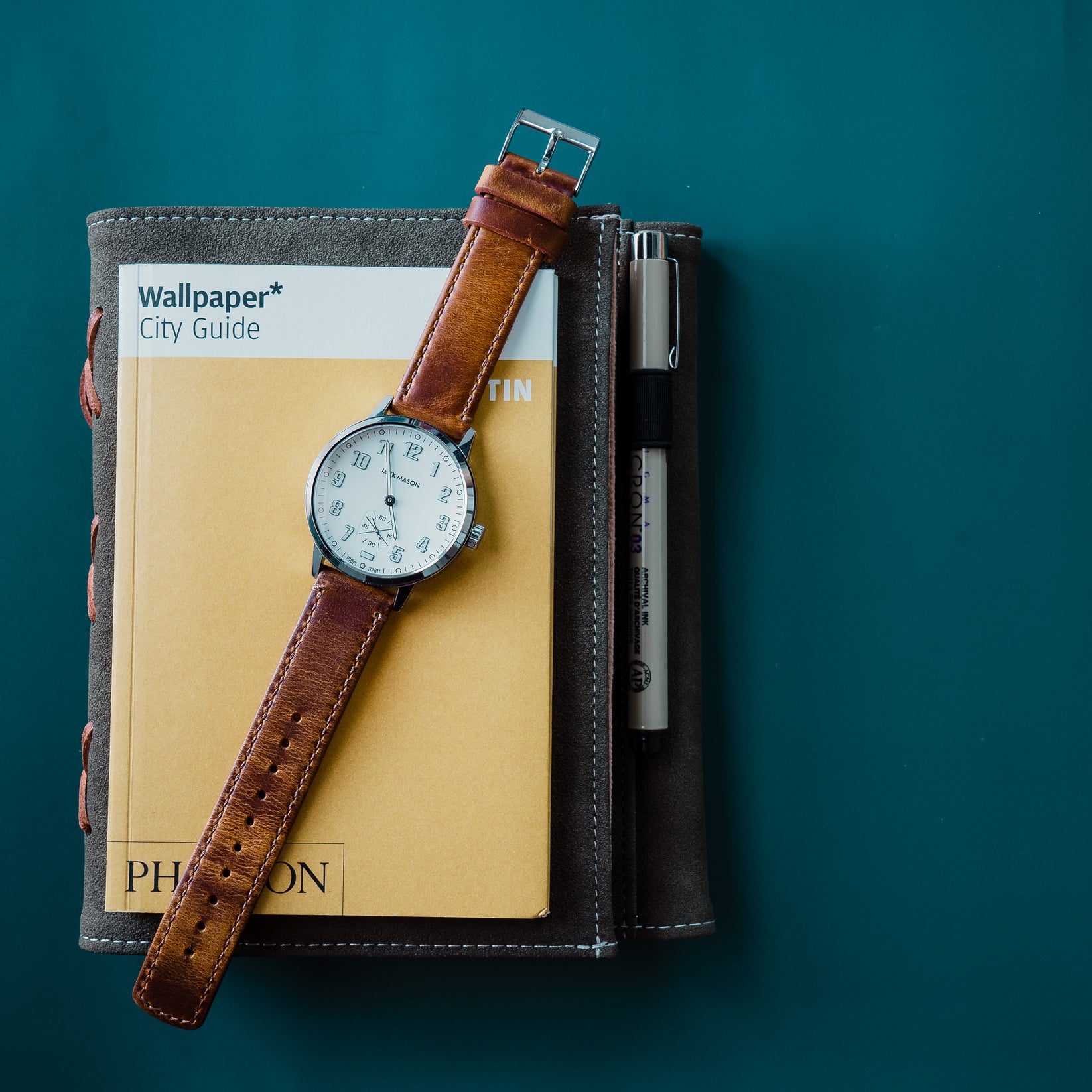 Weathered Brown Leather Quick Release | BARTON Watch Bands | Barton ...