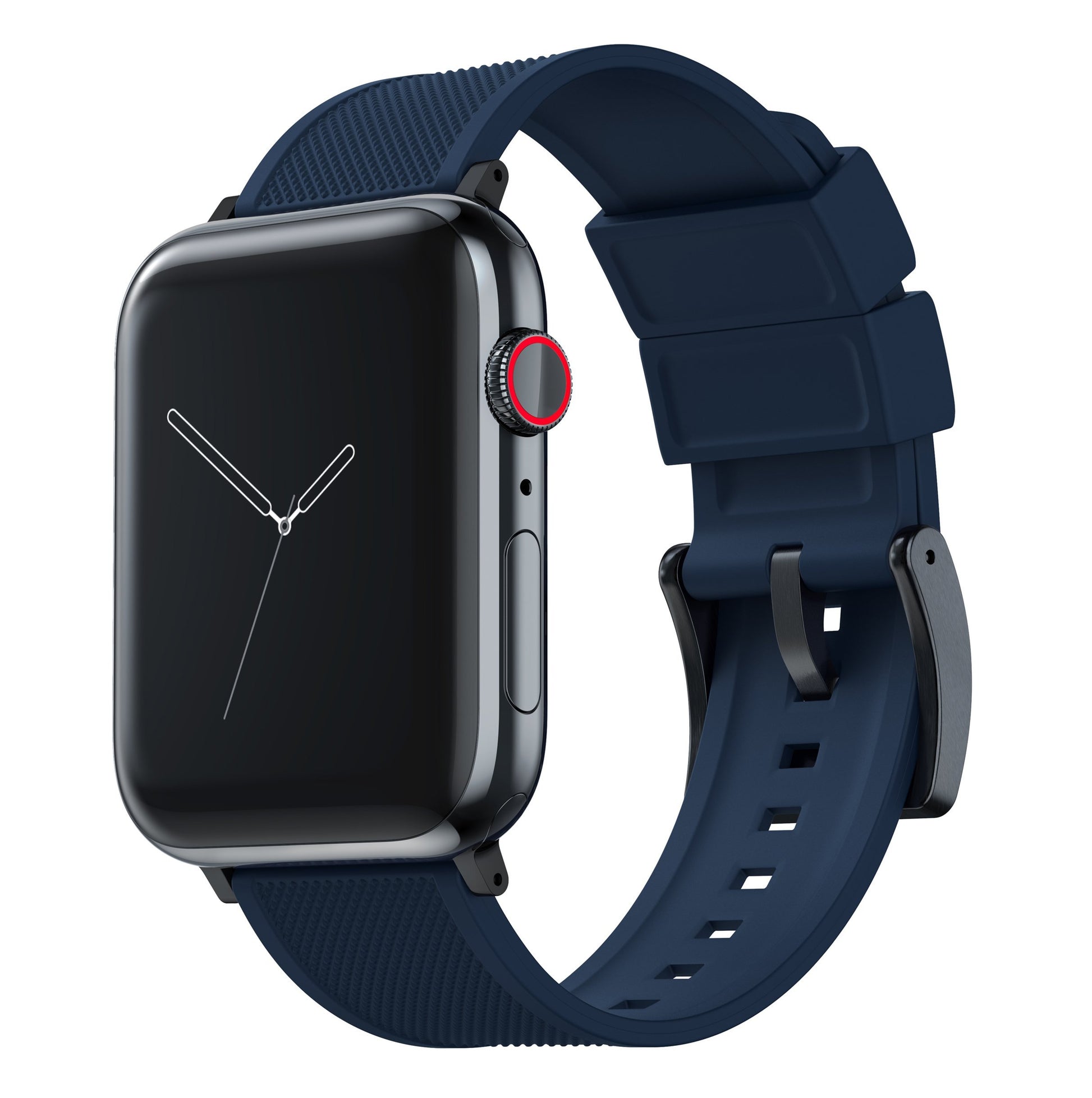 Navy Blue Silicone Apple Watch Band | Navy Blue Elite | BARTON | Barton ...