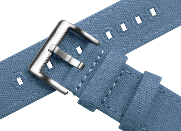 Blue Canvas Apple Watch Band | Blue Apple Watch Strap | BARTON – Barton ...