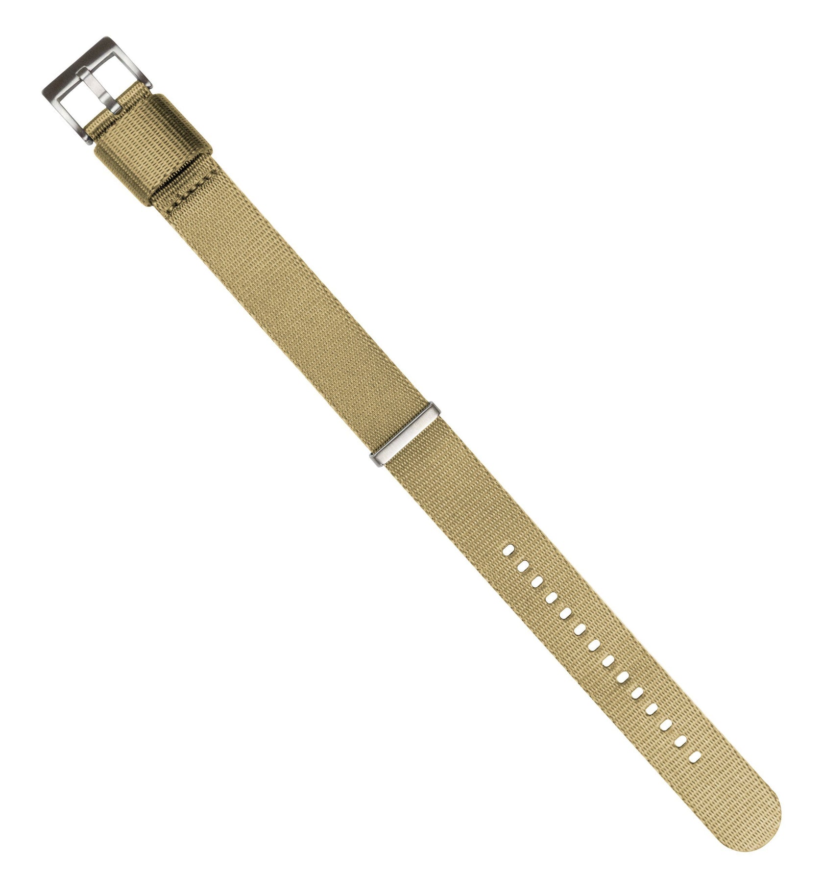 Seatbelt Nylon NATO® Watch Strap | Khaki Tan Nylon Watch Bands | Barton ...