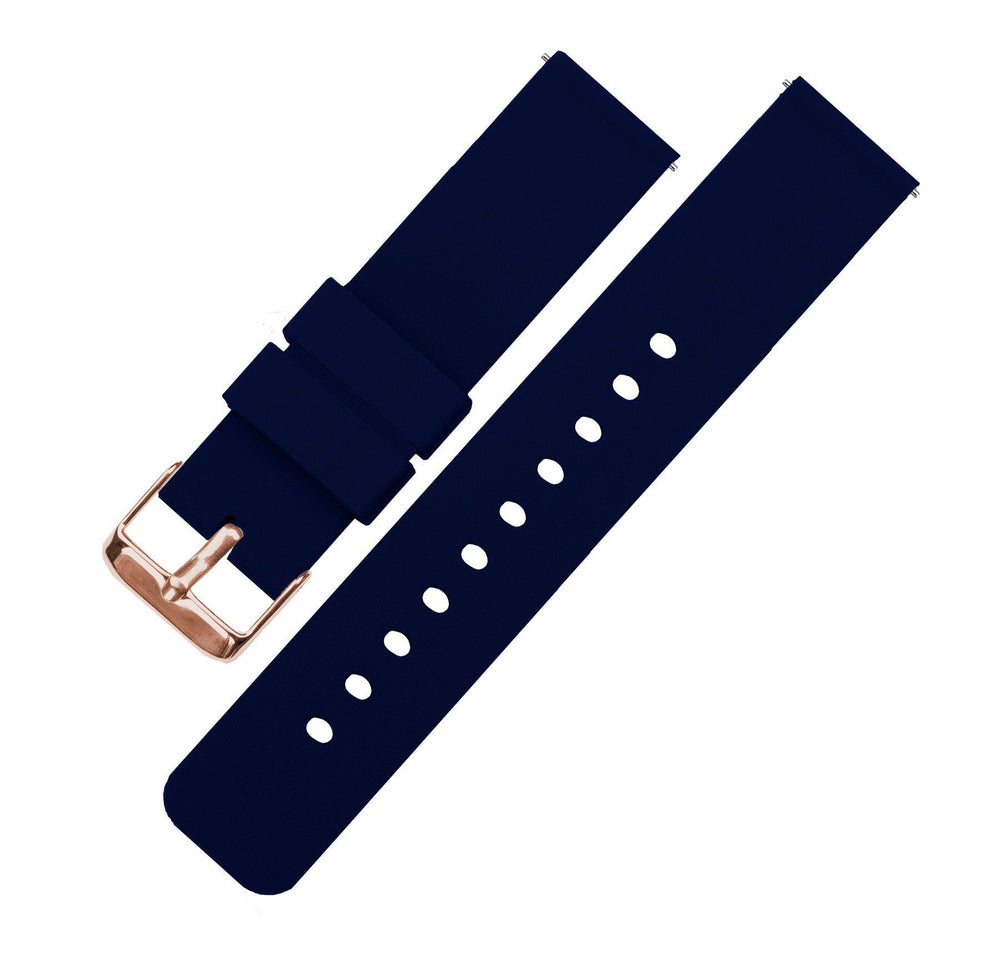 Blue Silicone Watch Band | Navy Blue Watch Strap | BARTON – Barton ...
