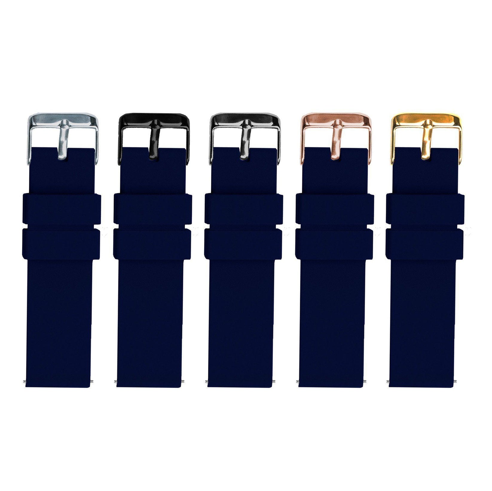 Blue Silicone Watch Band | Navy Blue Watch Strap | BARTON | Barton ...